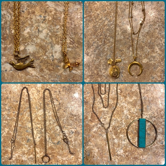 Jewelry | 8 Necklace Bundle | Poshmark